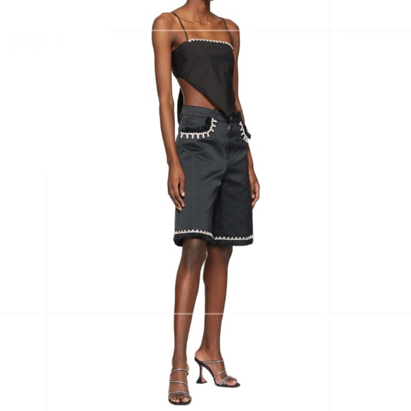 AREA | Shorts | Nwt Area Bermuda Raw Edge Five Pocket Shorts | Poshmark